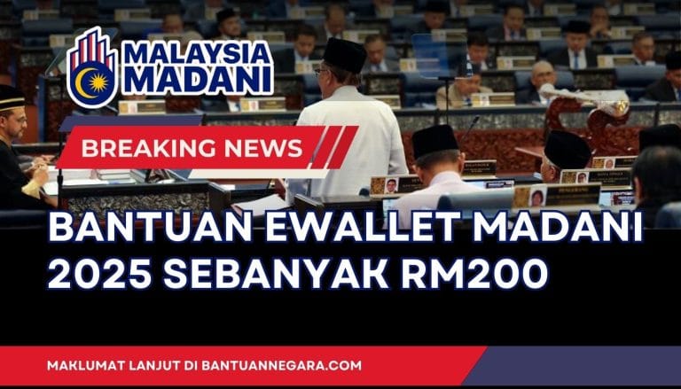 RM100 MASUK AKAUN? SEMAK STATUS BANTUAN EWALLET MADANI ANDA HARI INI!